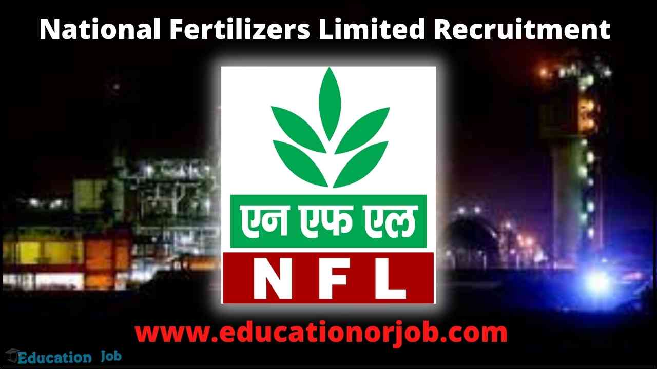 NFL Recruitment 2021 For Consultant Posts Apply Now | Education or Job