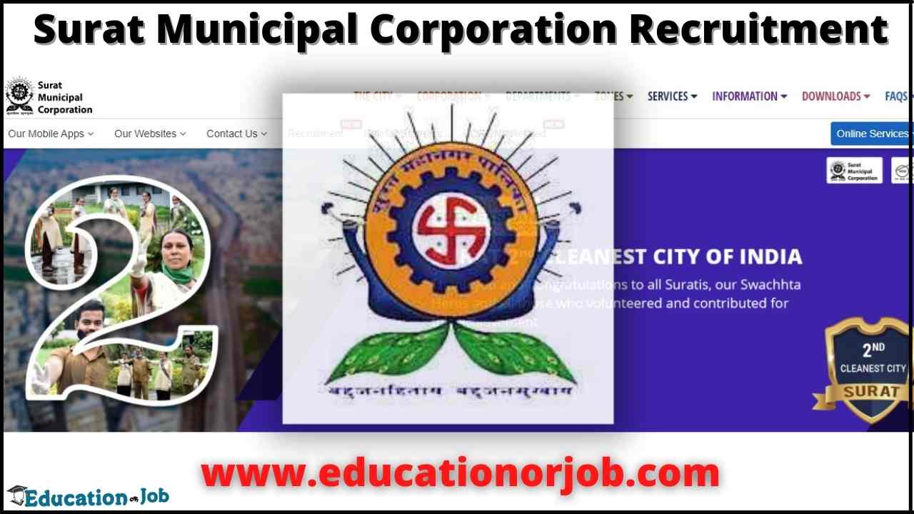 Surat Municipal Corporation - SMC Recruitment 2022 Walk-in-Interview ...