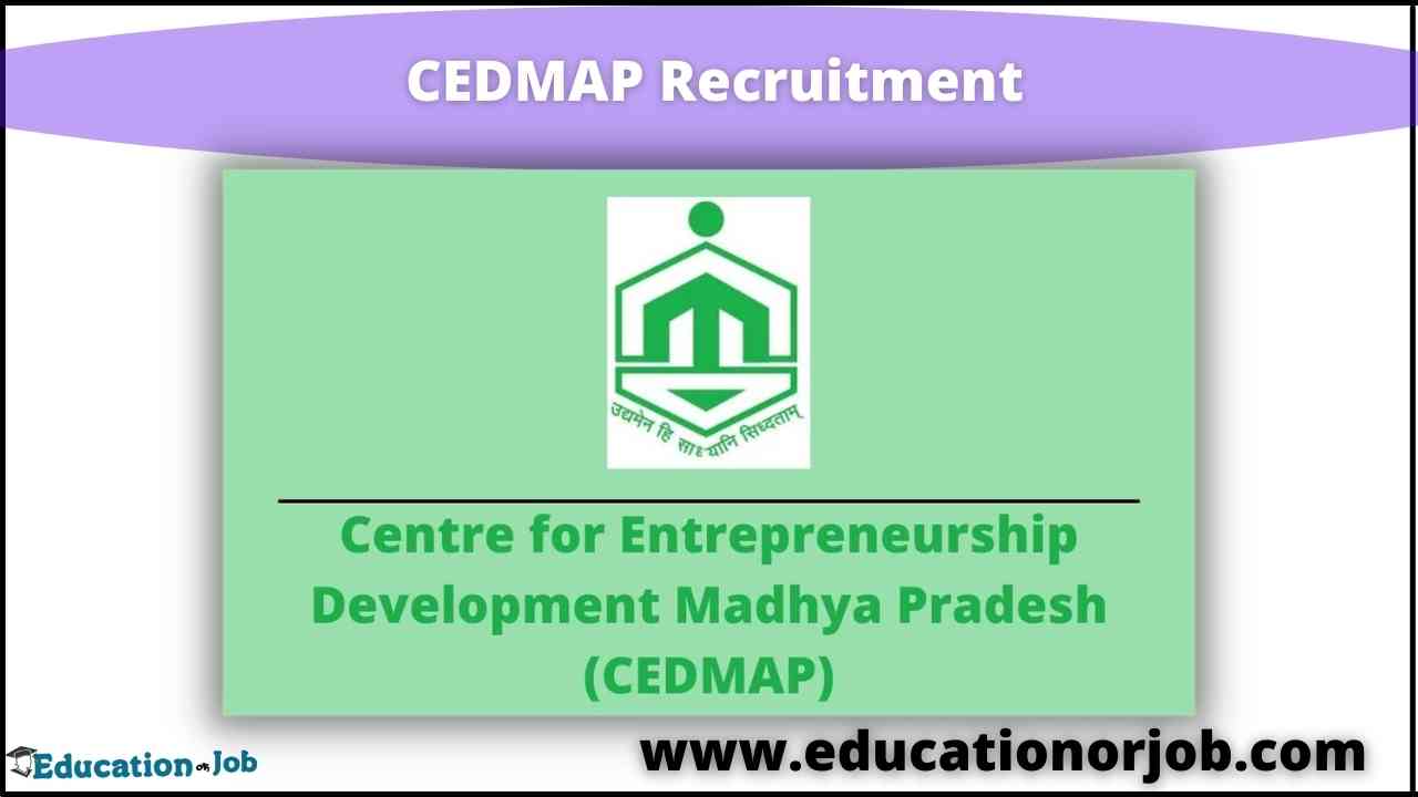 CEDMAP Recruitment 2021 For Various 1141 Posts Apply Online | Education ...