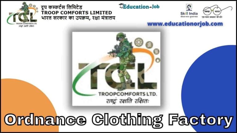 Ordnance Clothing Factory Avadi Recruitment 2022 For 180 Apprentice ...