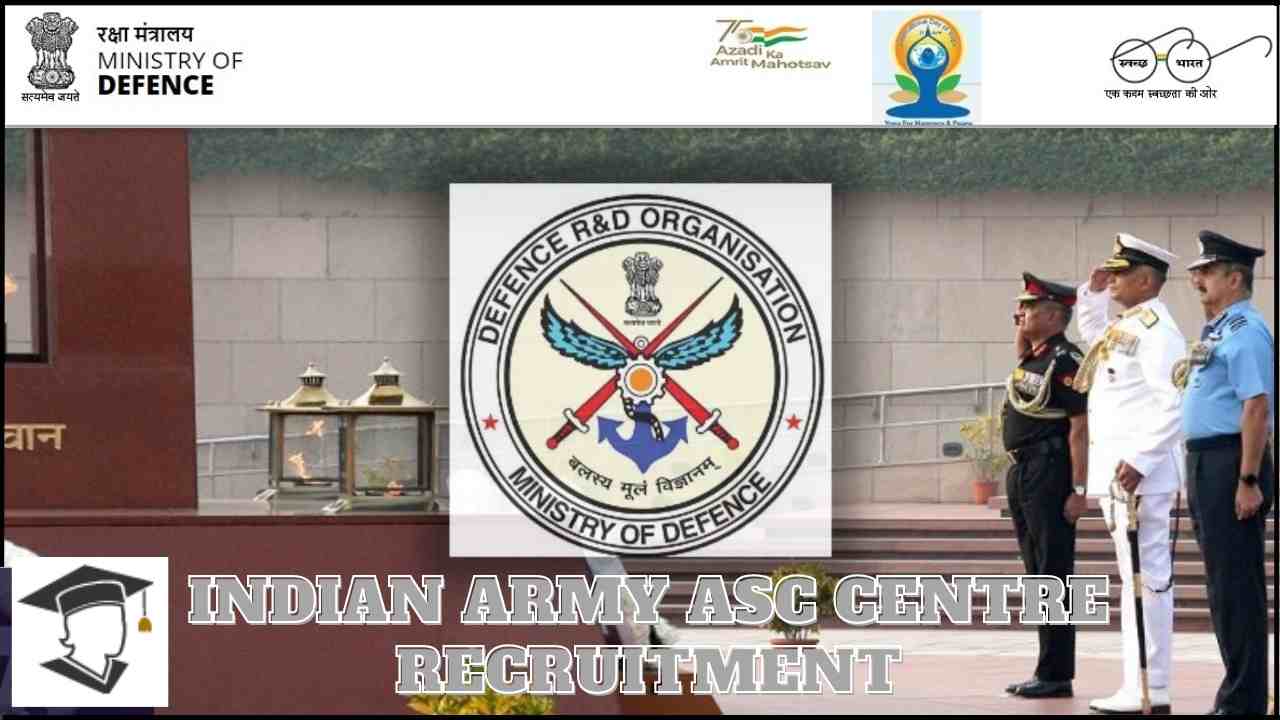 ASC Centre Recruitment 2022 For 458 Various Posts Apply offline ...